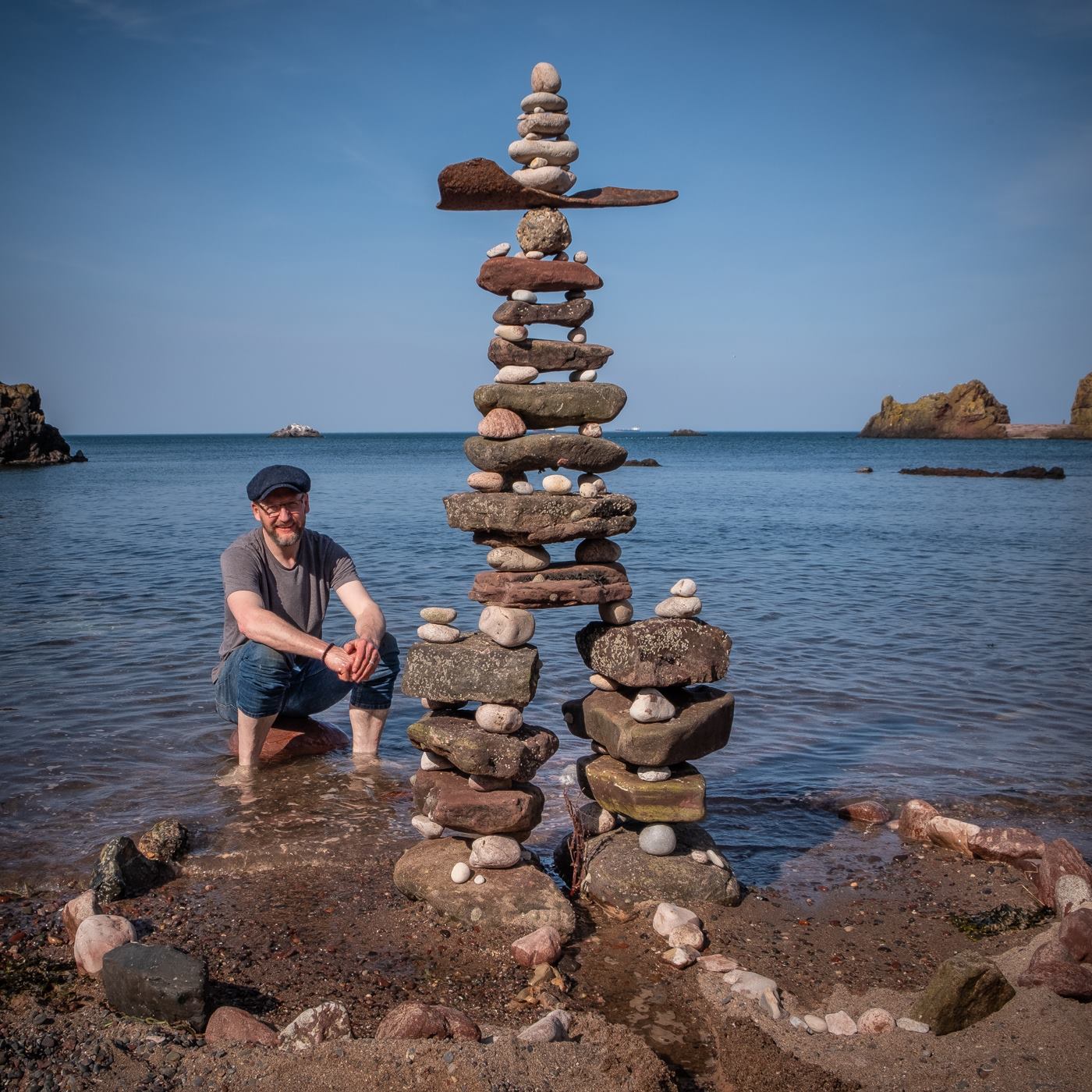 le championnat d'Europe d'empilement de pierres